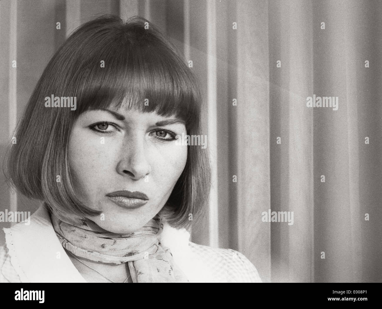 A young woman, 1979 Stock Photo - Alamy