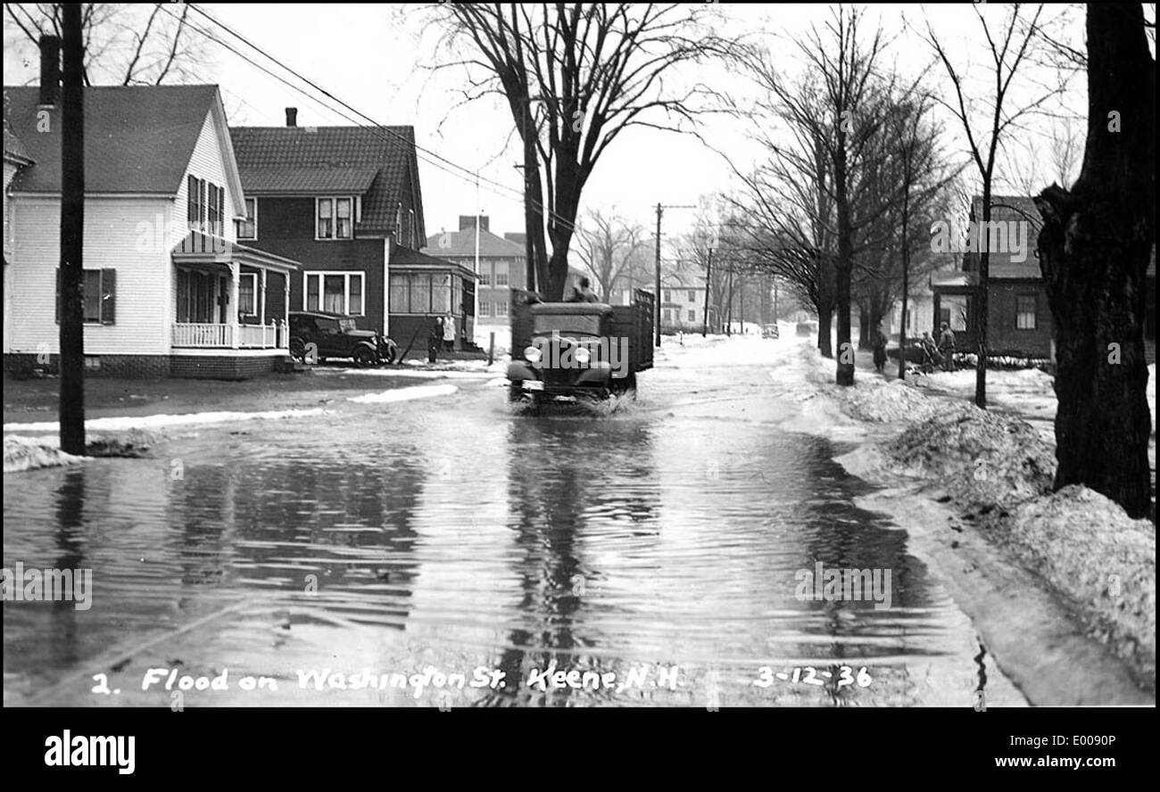 New hampshire flood 1936 hi-res stock photography and images - Alamy