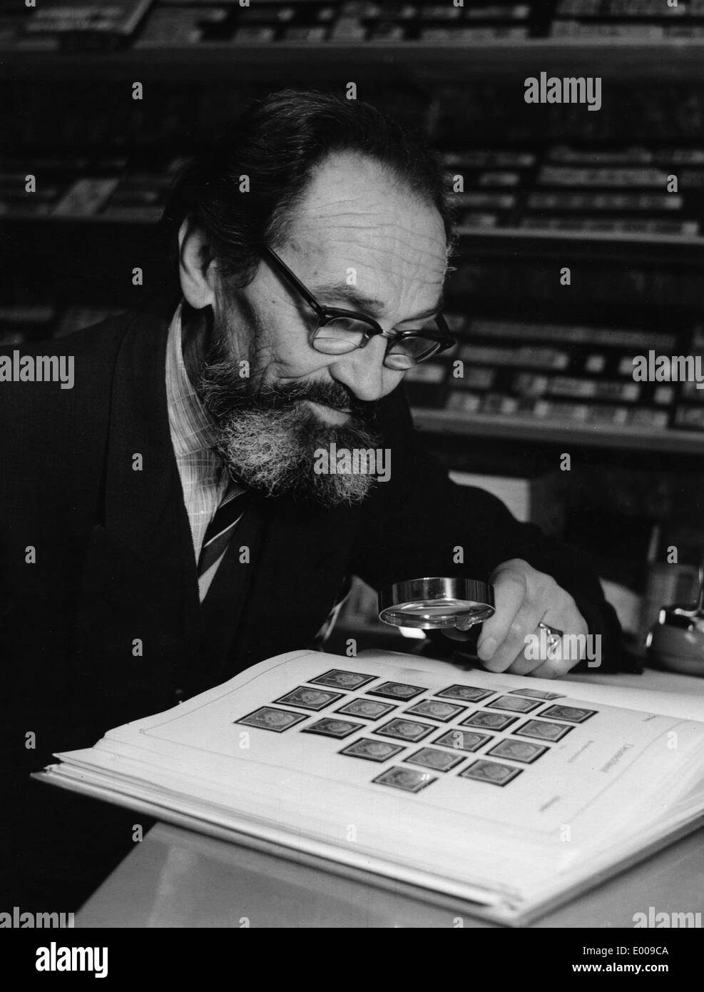 Collector stamp man hi-res stock photography and images - Alamy