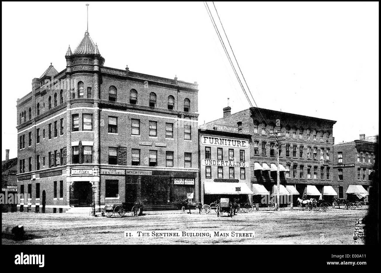 The Sentinel Building, located on Main Street in Keene, New Hampshire ...
