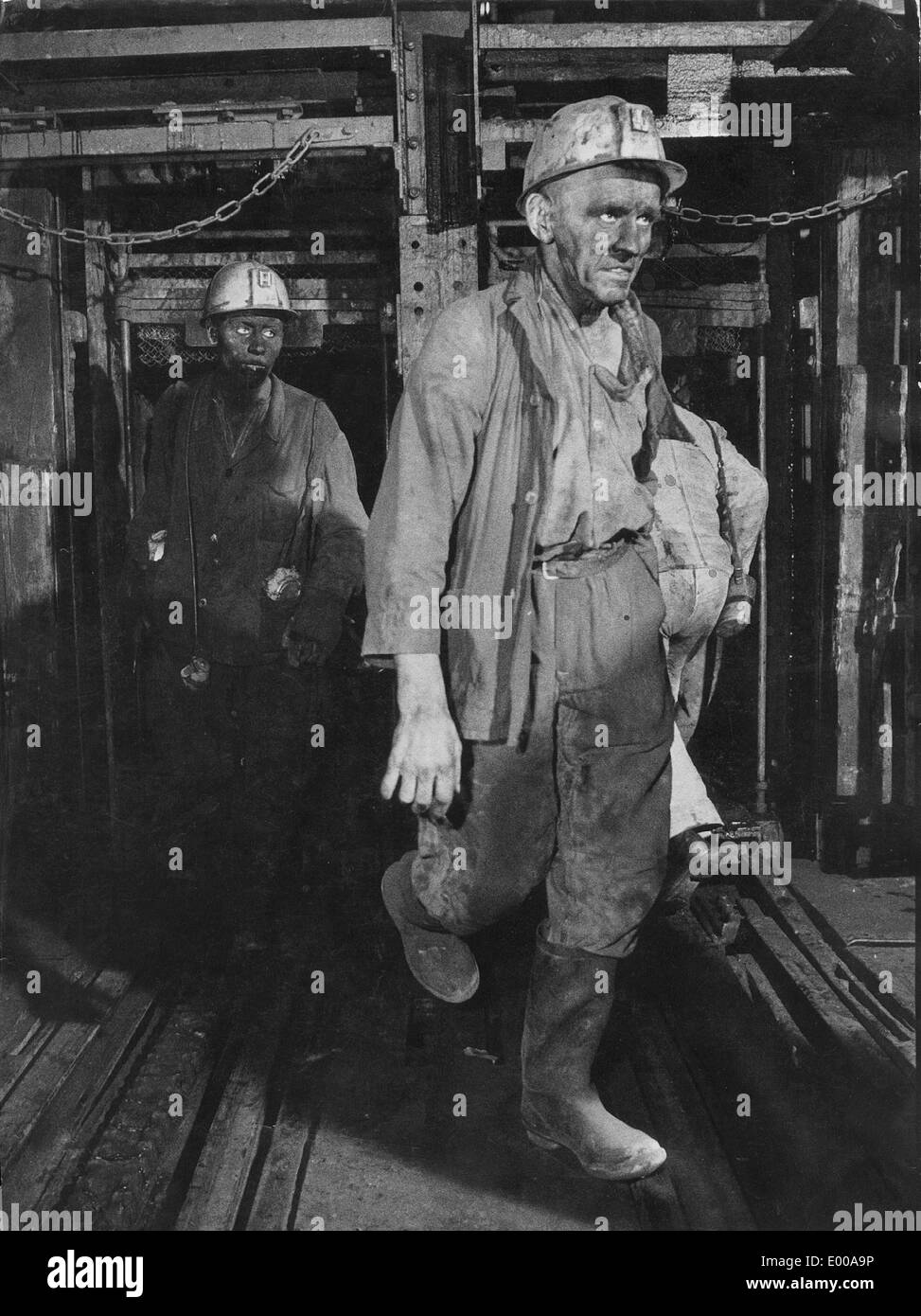 Miners history Black and White Stock Photos & Images - Alamy