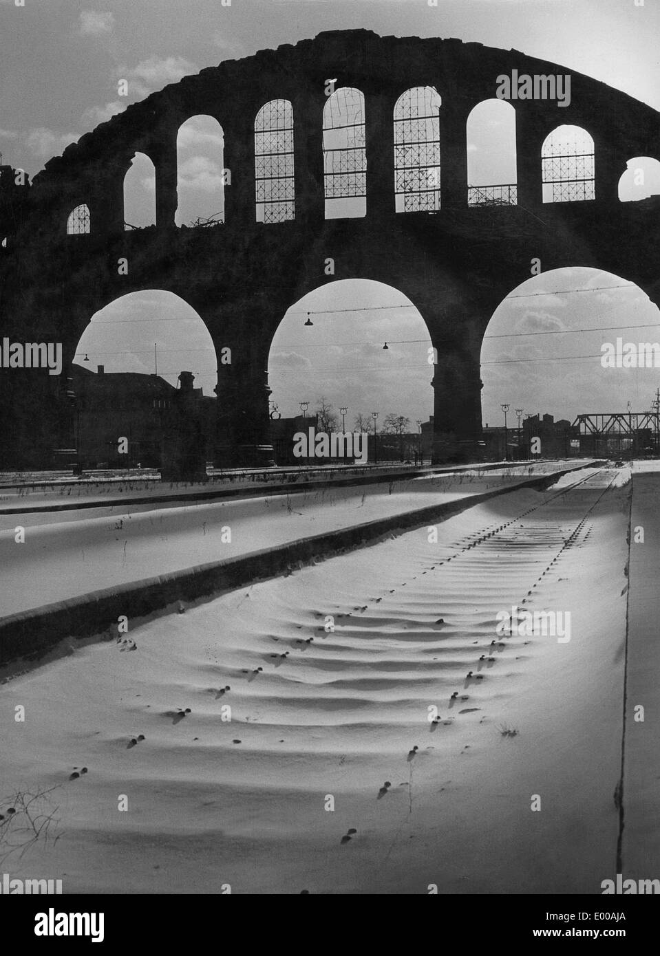 Anhalter station Black and White Stock Photos & Images - Alamy