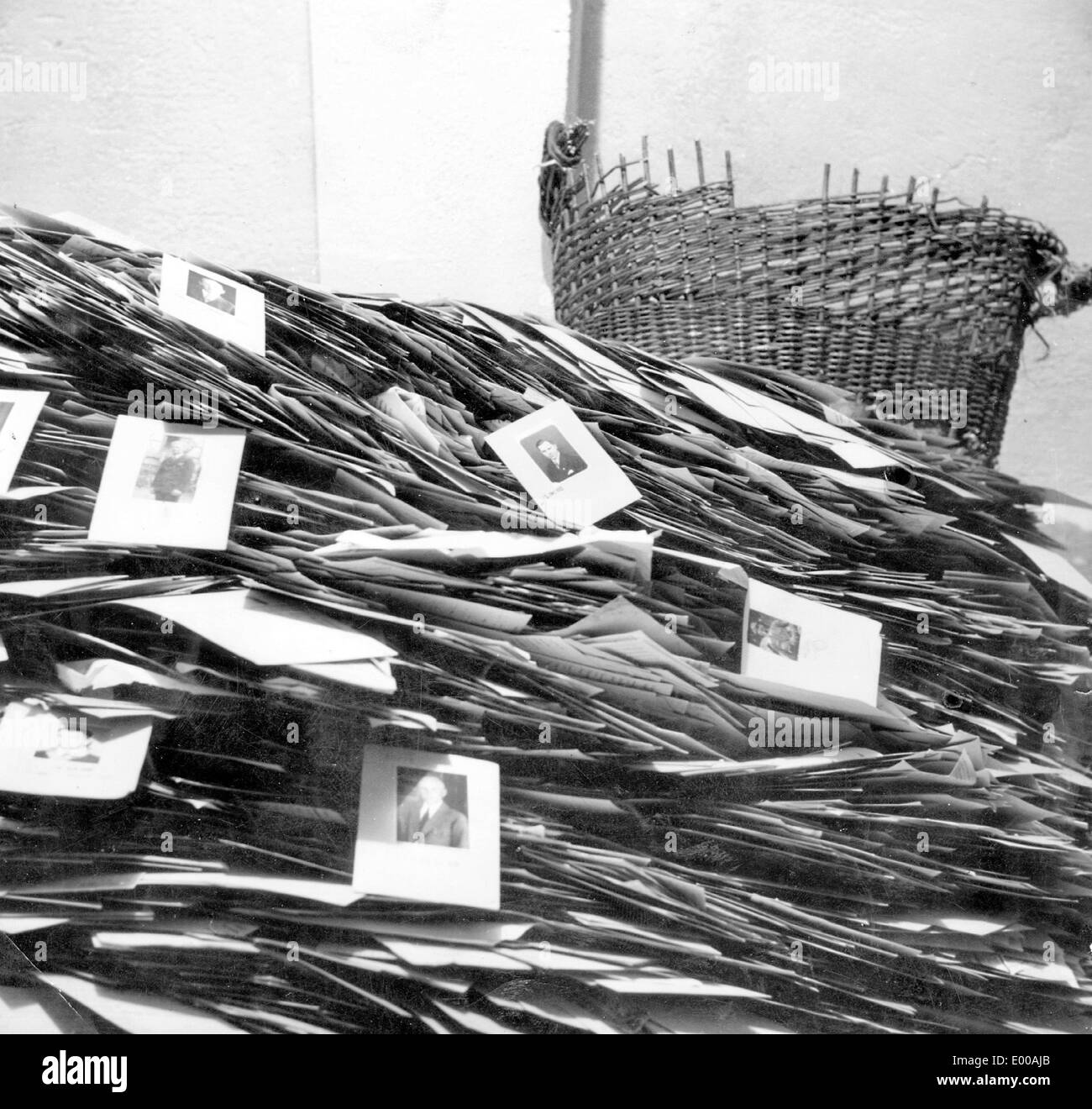 Membership cards of the NDSAP Stock Photo - Alamy
