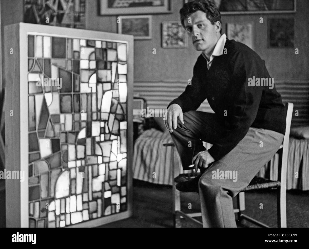 Villa Massimo in Rome, 1956 Stock Photo - Alamy