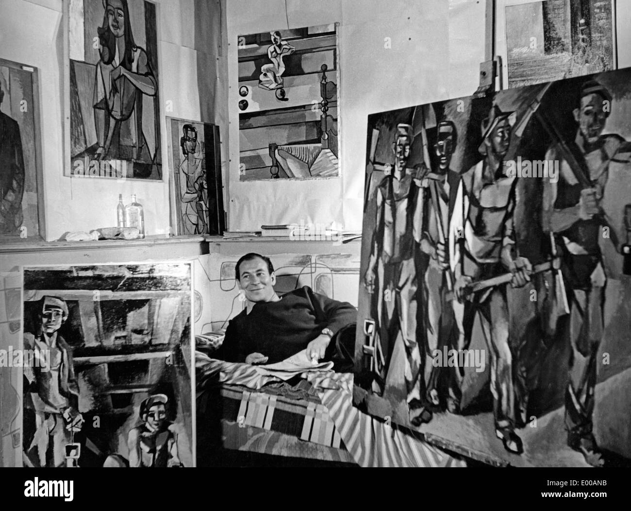 Villa Massimo in Rome, 1956 Stock Photo - Alamy