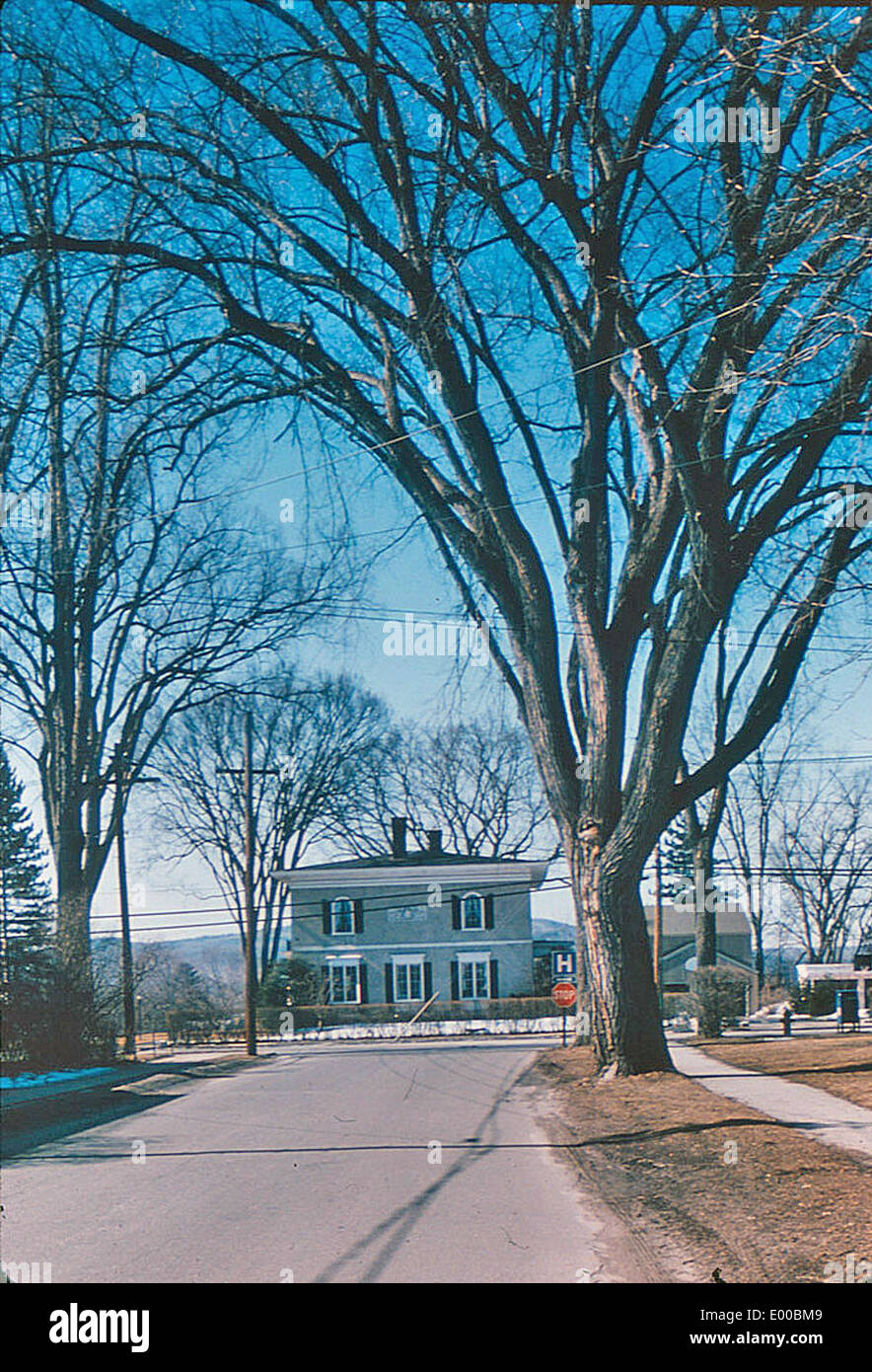 This image provides a historic view from High Street in Keene, New ...