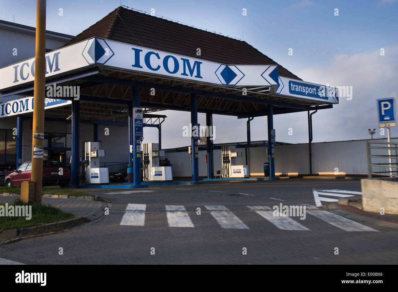 ICOM transport Company building and petrol station in Jihlava, Czech ...