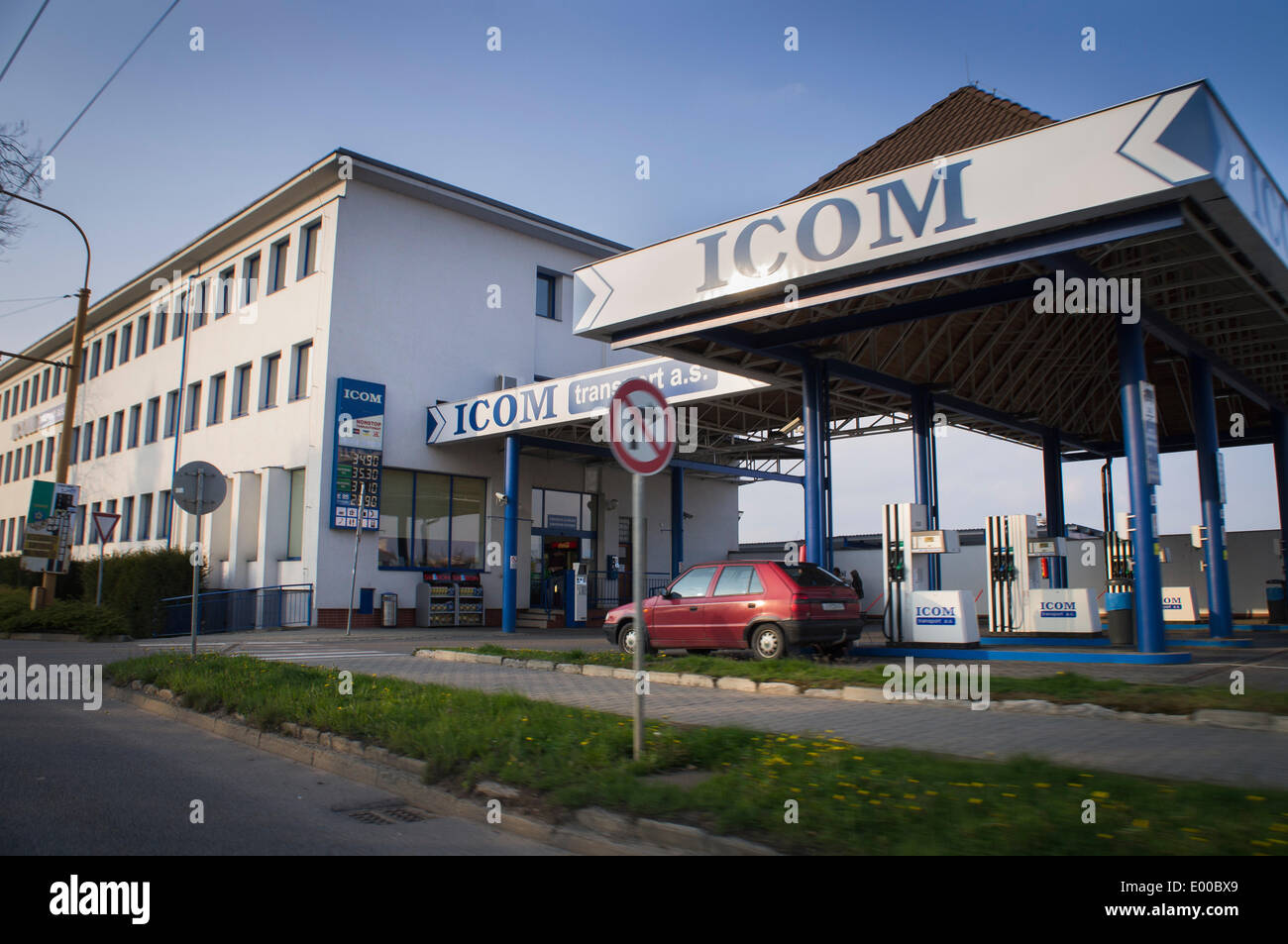 ICOM transport Company building and petrol station in Jihlava, Czech ...
