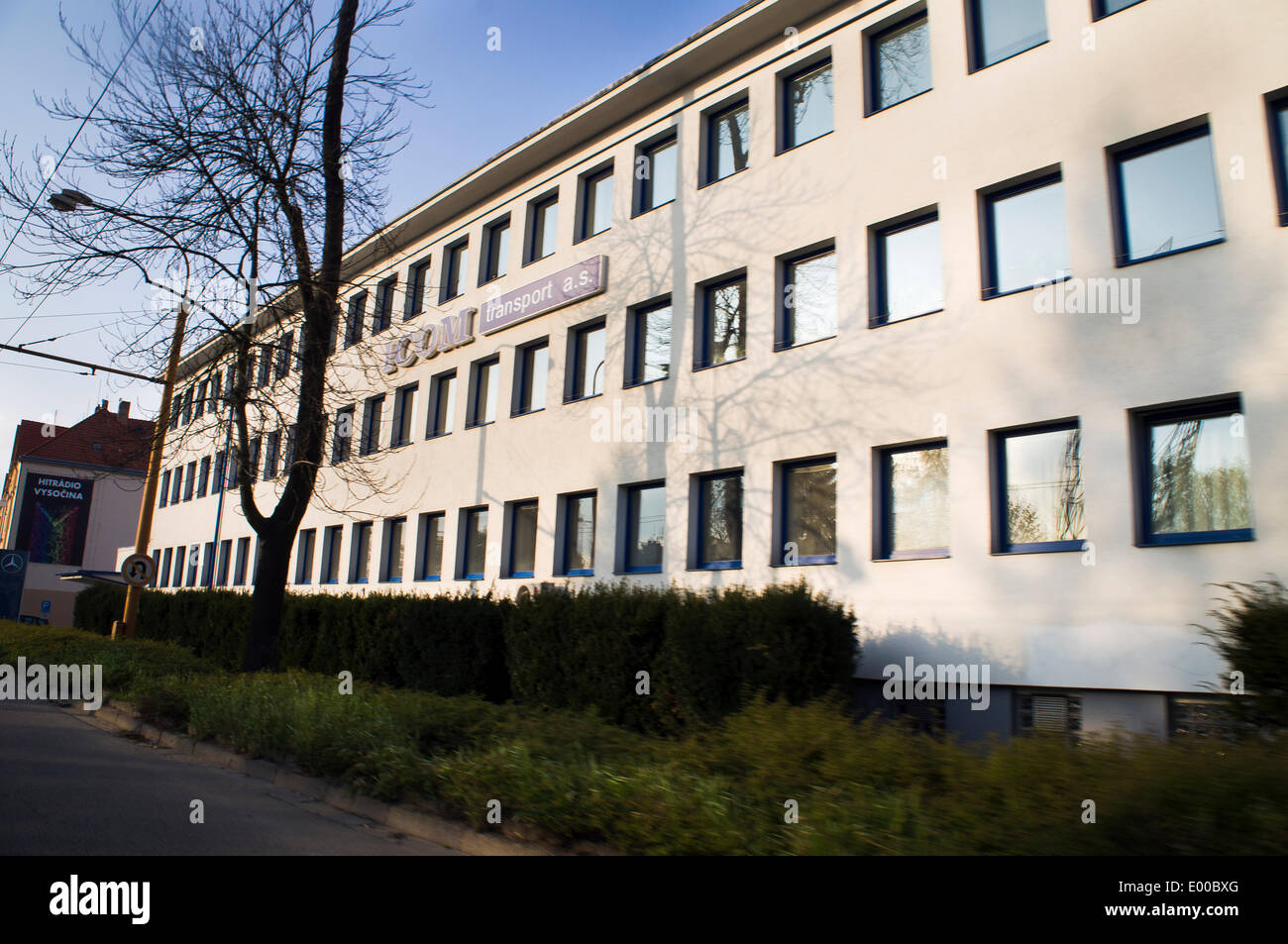 ICOM transport Company building in Jihlava, Czech Republic, April 21 ...