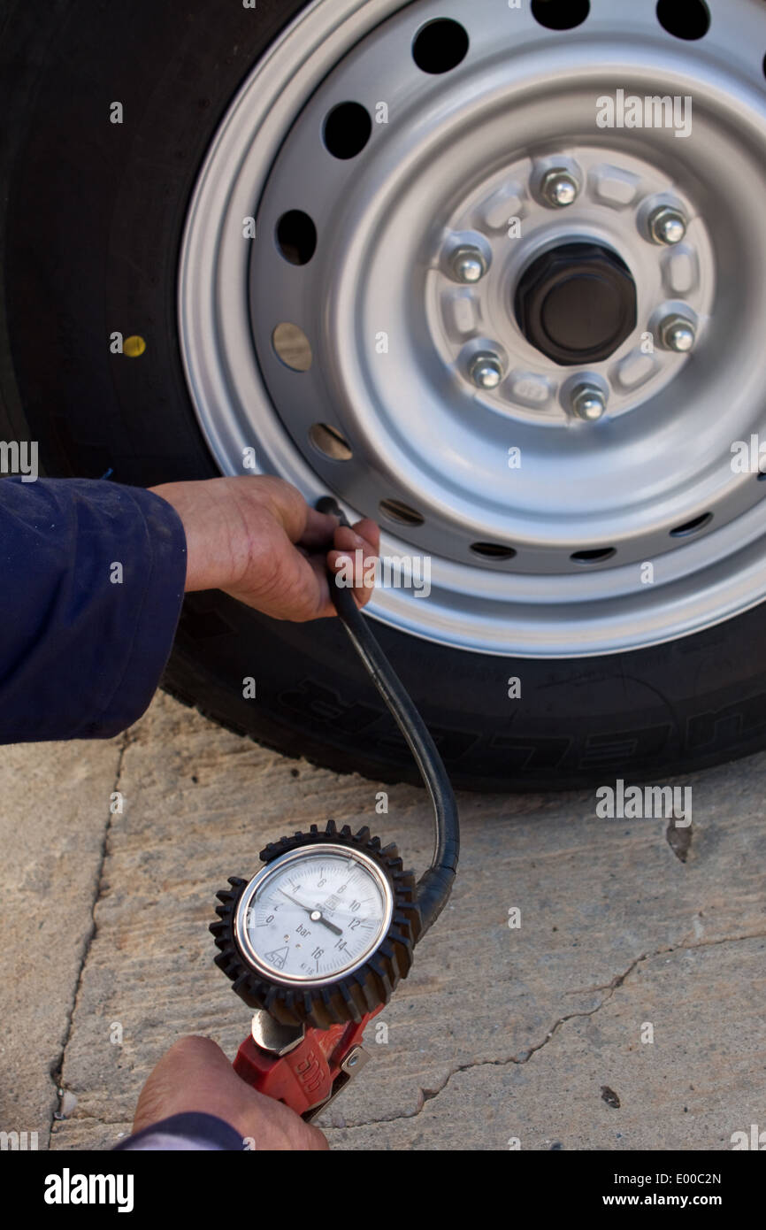 Car general check Stock Photo - Alamy