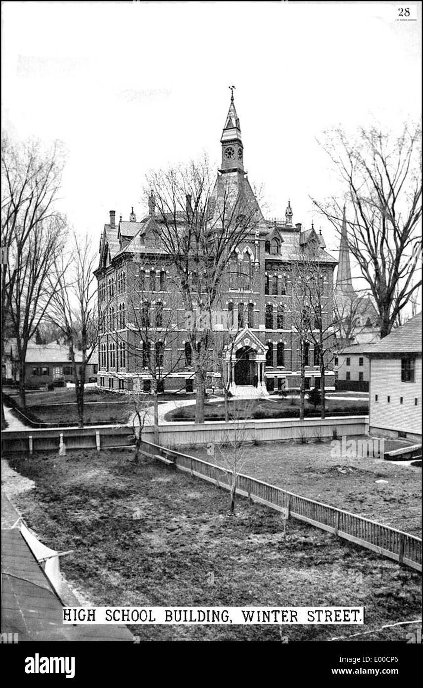 The old Keene High School in Keene, New Hampshire, later renamed ...