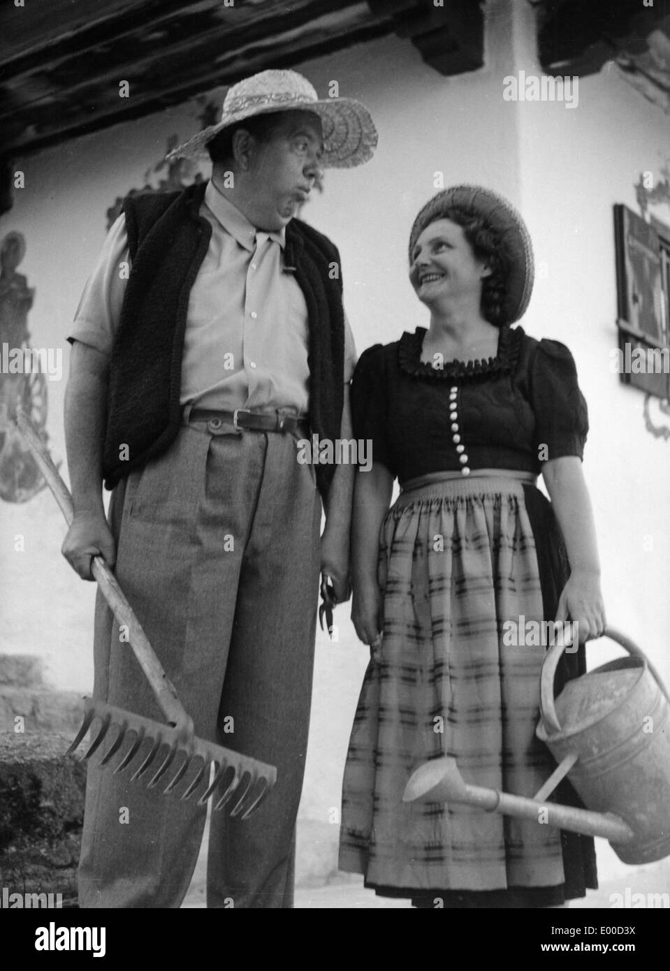 Joe Hans and Kitty Roessler, 1960s Stock Photo - Alamy