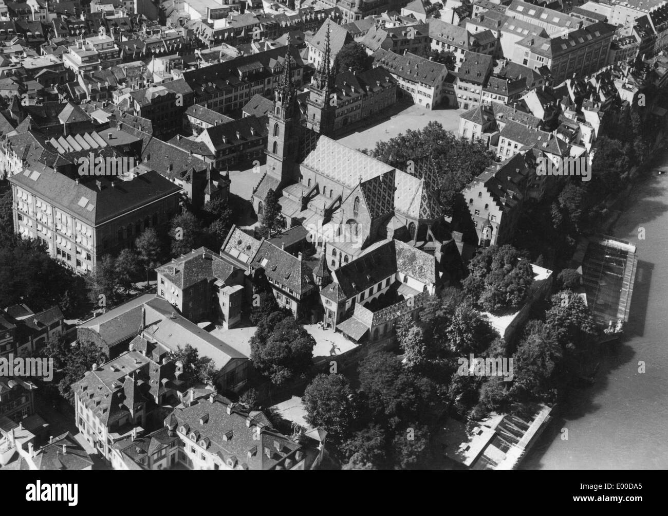 Basel city view Black and White Stock Photos & Images - Alamy