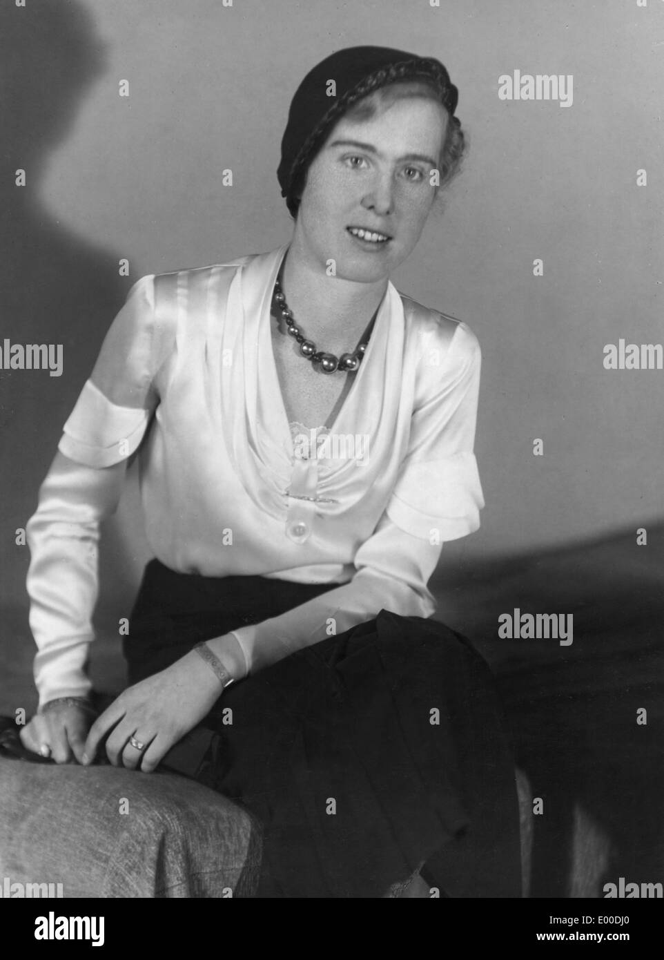 Portrait of a woman, 1935 Stock Photo - Alamy