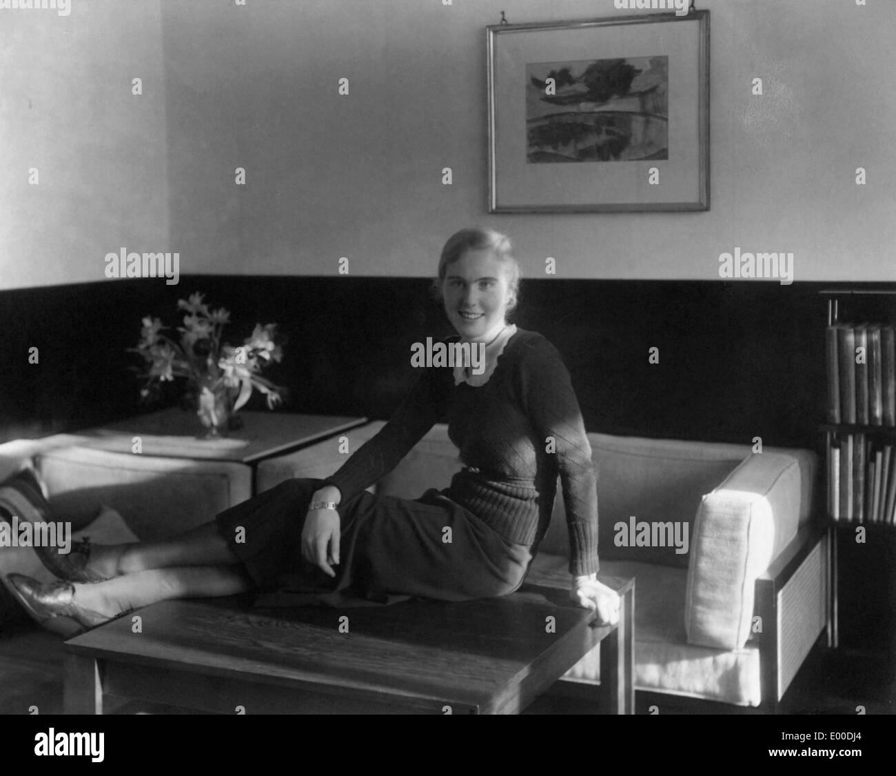 Portrait of a woman, 1935 Stock Photo - Alamy
