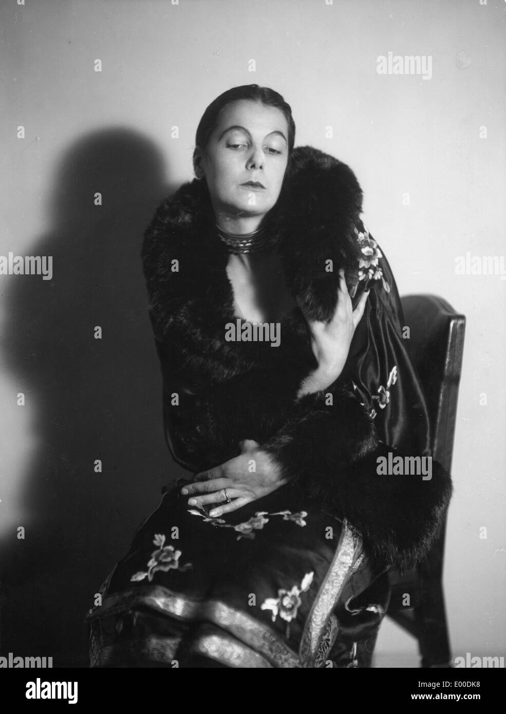 Portrait of a woman, 1935 Stock Photo - Alamy