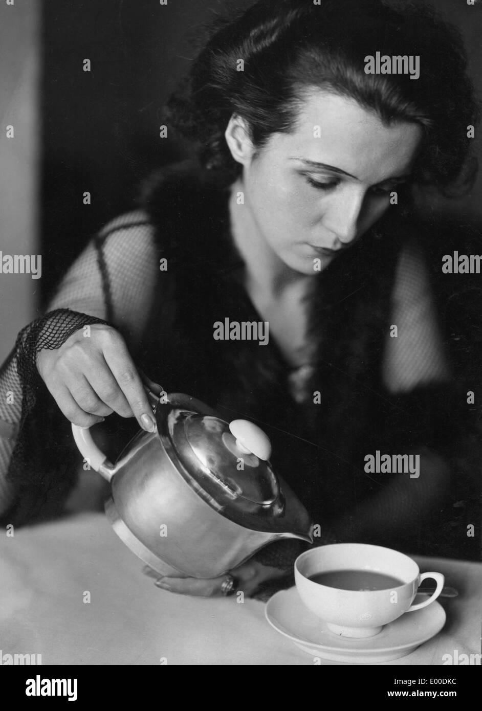 Cup coffee jug Black and White Stock Photos & Images - Alamy