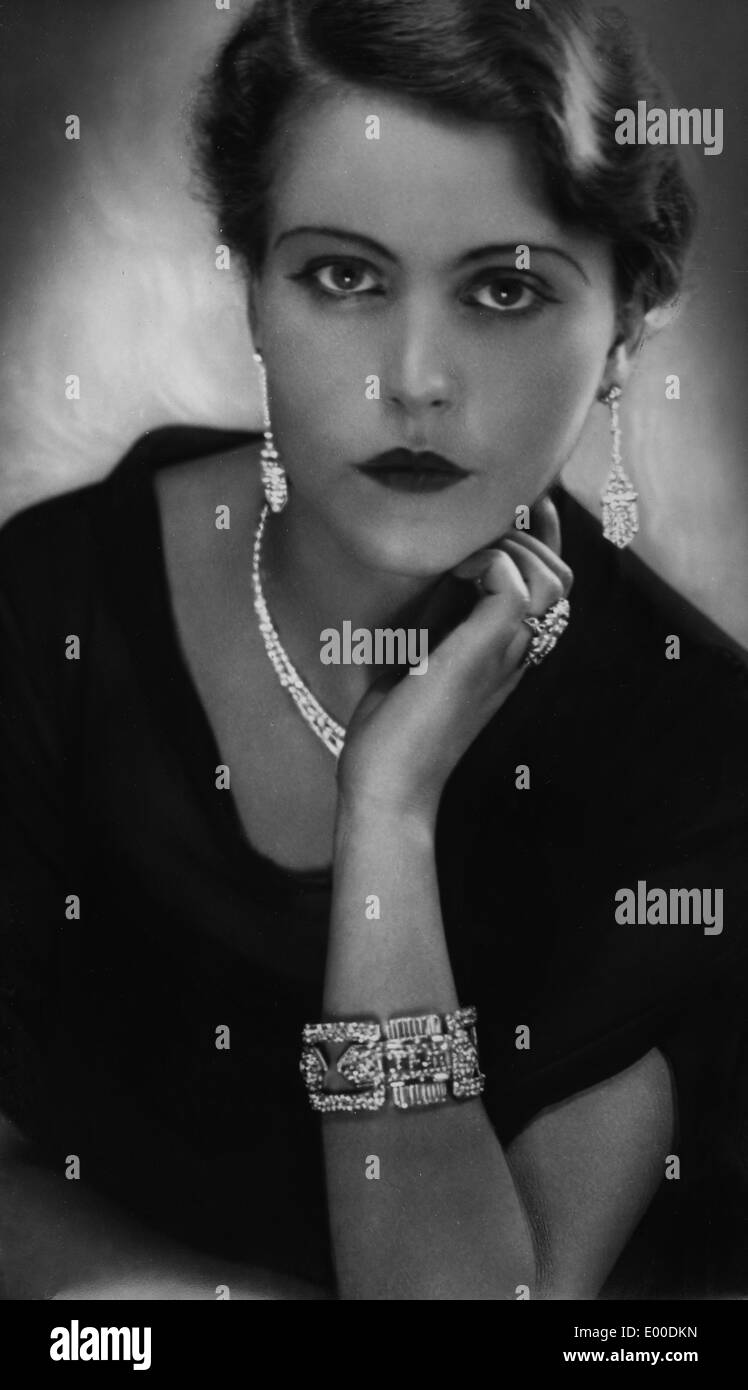 Portrait of a woman, 1931 Stock Photo - Alamy