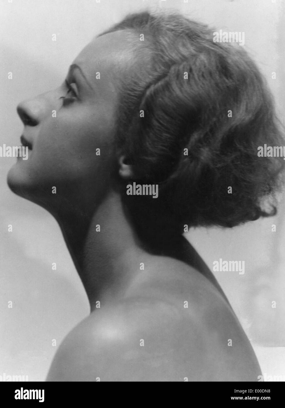 Portrait of a woman, 1933 Stock Photo - Alamy
