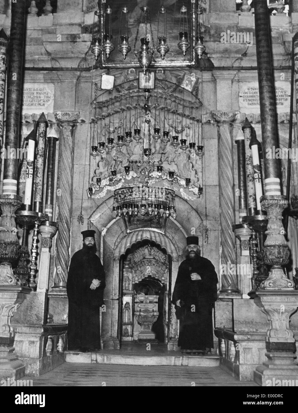 Birthplace of jesus bethlehem Black and White Stock Photos & Images - Alamy