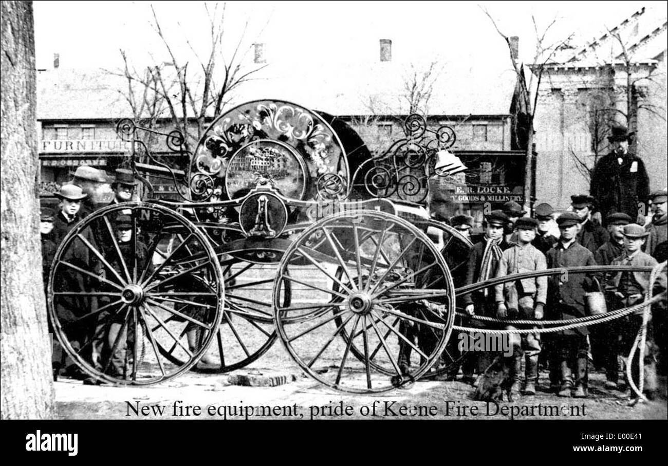 Keene Fire Department - New Equipment Stock Photo - Alamy