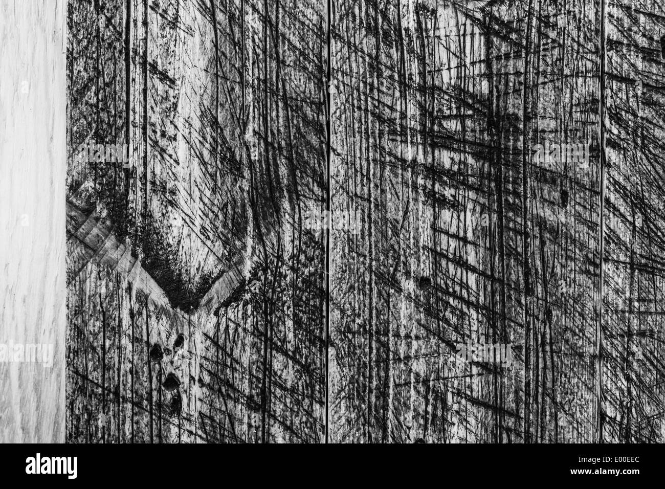 Wooden horizontal planks background Black and White Stock Photos ...
