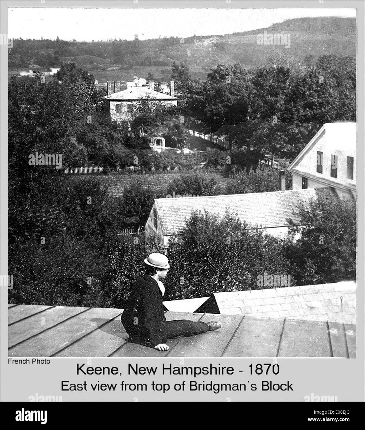 This aerial photograph of Keene, New Hampshire, taken by J.A. French ...
