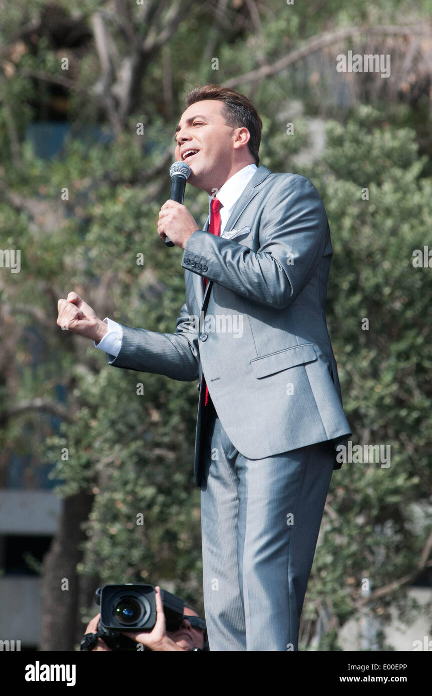 Los Angeles, California, USA. 27th Apr, 2014. Mexican pop singer ...
