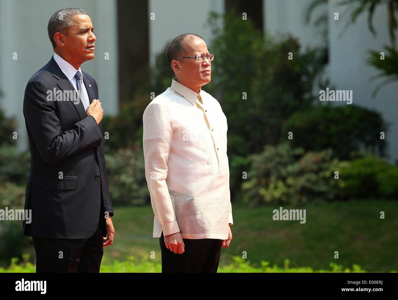 US President Barack Obama and Philippine President Benigno S. Aquino ...