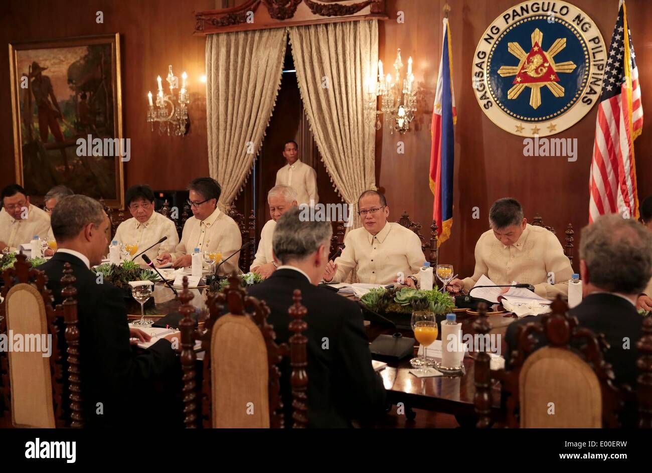 US President Barack Obama during the expanded bilateral meeting at the ...
