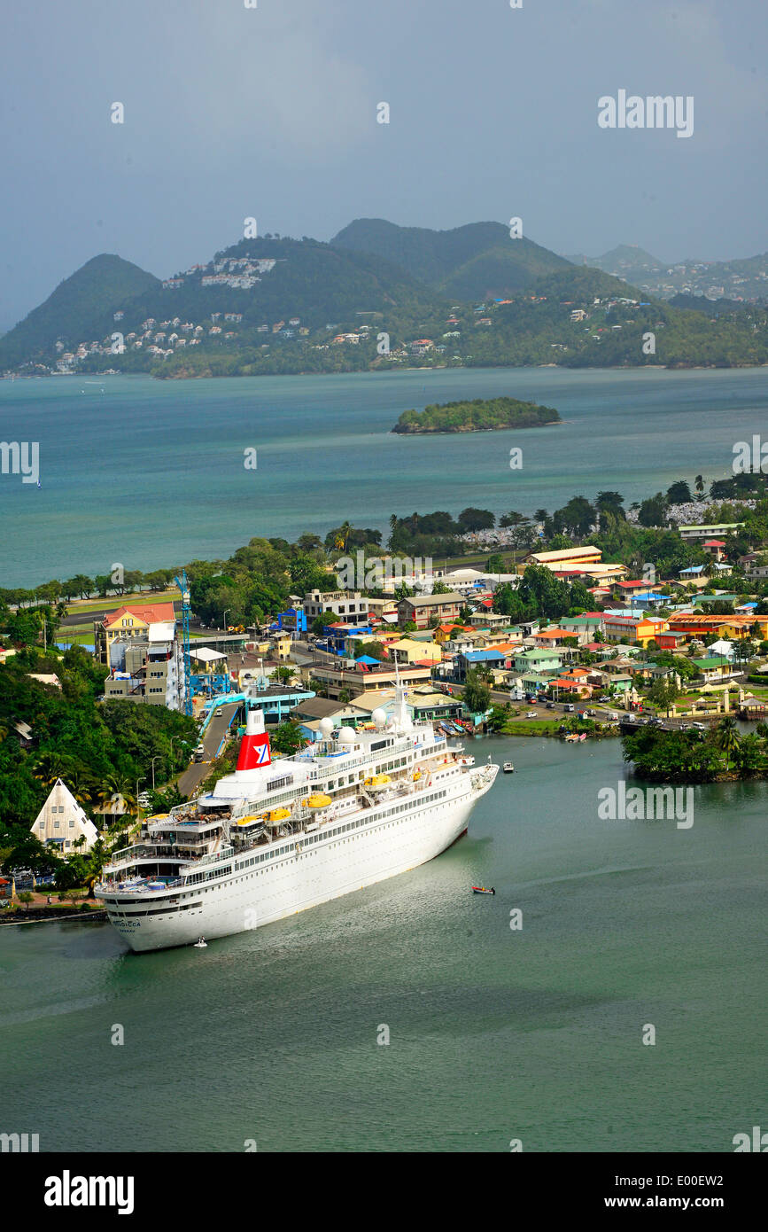 Castries St. Lucia Caribbean Island Cruise Windward Islands Lesser ...