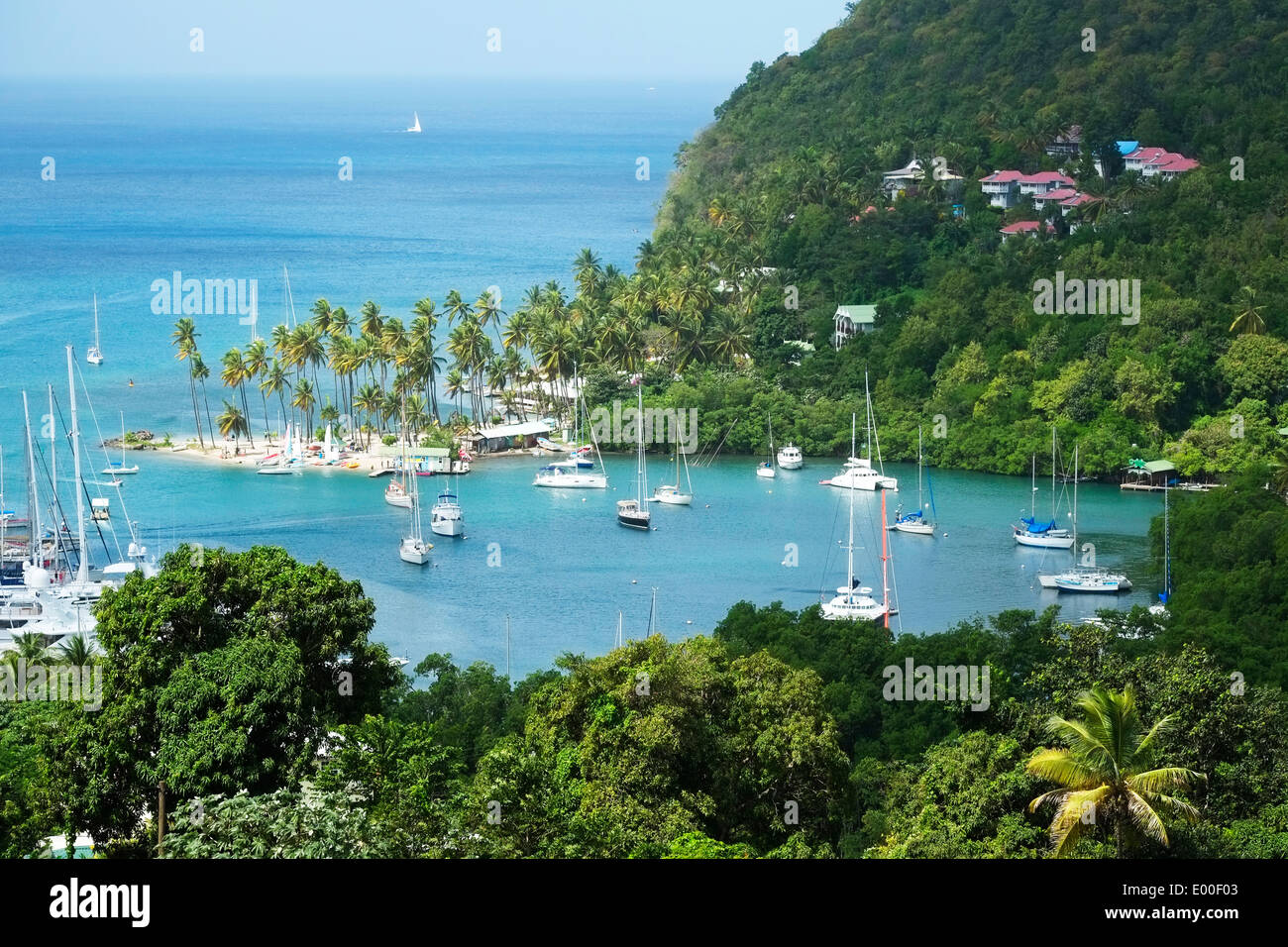 Marigot Bay St. Lucia Caribbean Island Cruise Windward Islands Lesser ...