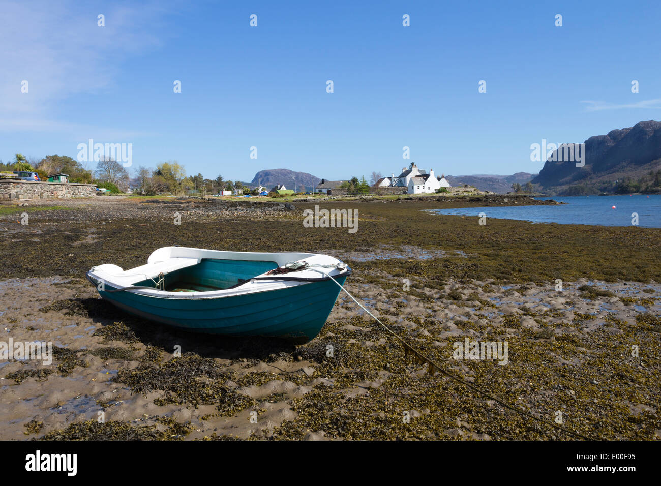 Low tide at plockton harbour hi-res stock photography and images - Alamy