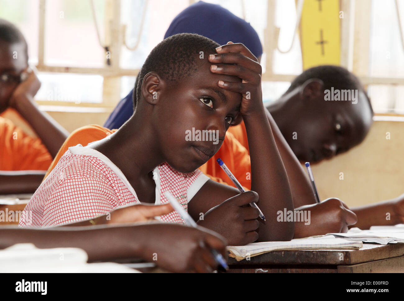 School children at NGO funded Treasured Kids Primary School in the ...