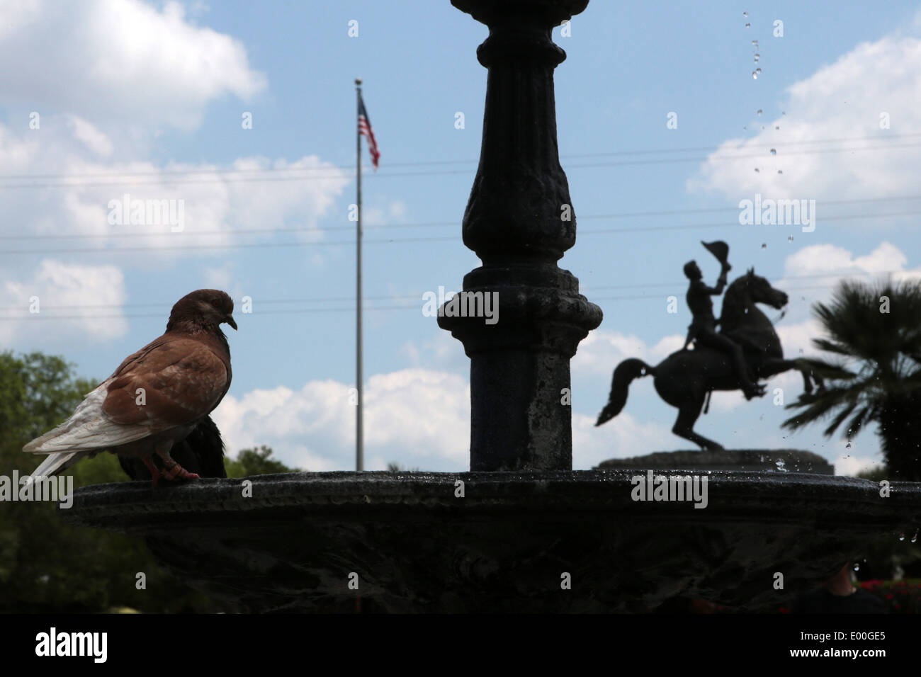 New Orleans , USA. Jackson Square Park New Orleans Louisiana USA Stock ...