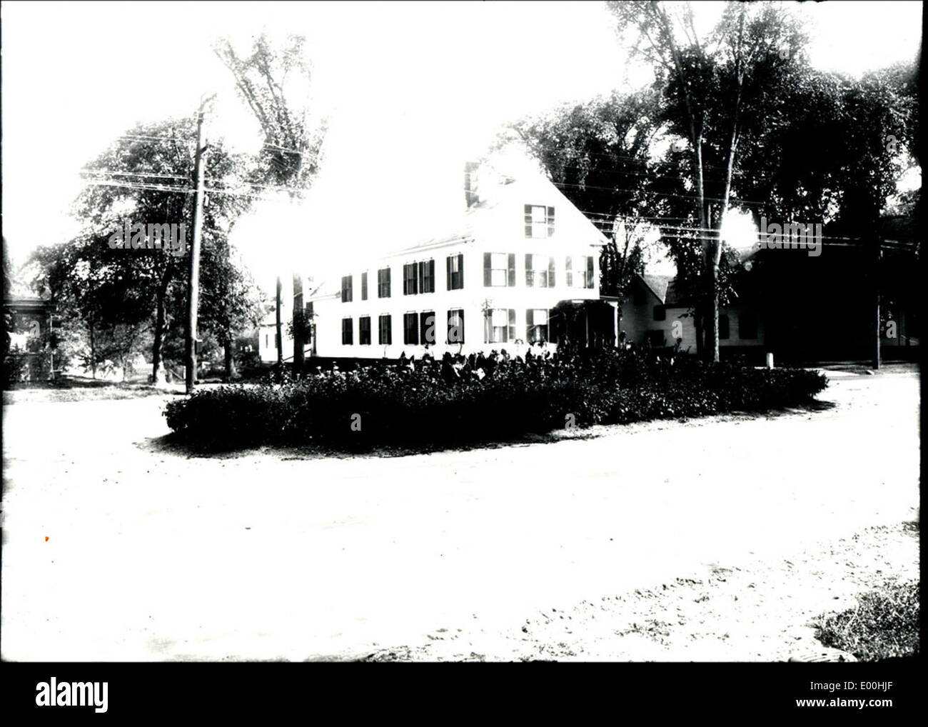 An early 20th-century photograph of an unknown house in Keene, New ...