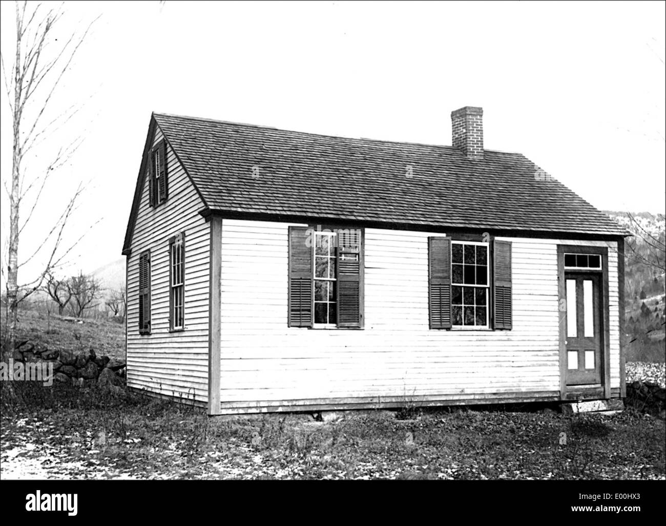 Photograph of a stone wall Black and White Stock Photos & Images - Alamy