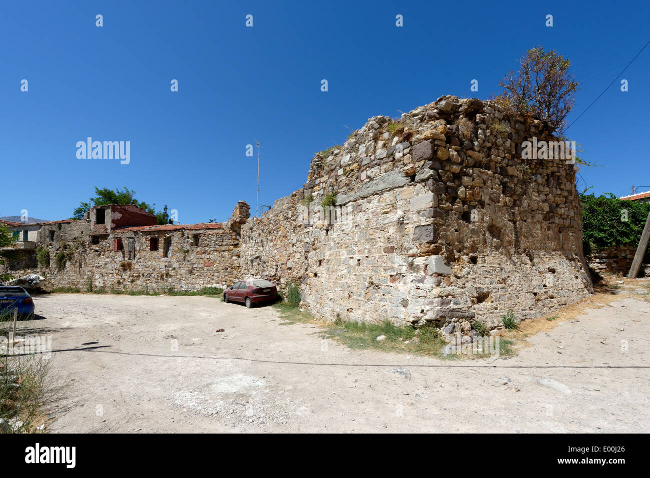 Southern fortifications castle fortress or Kastro Chios town Chios ...