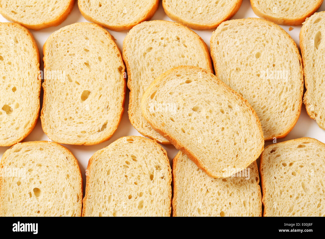 Sliced white bread - studio shot Stock Photo - Alamy