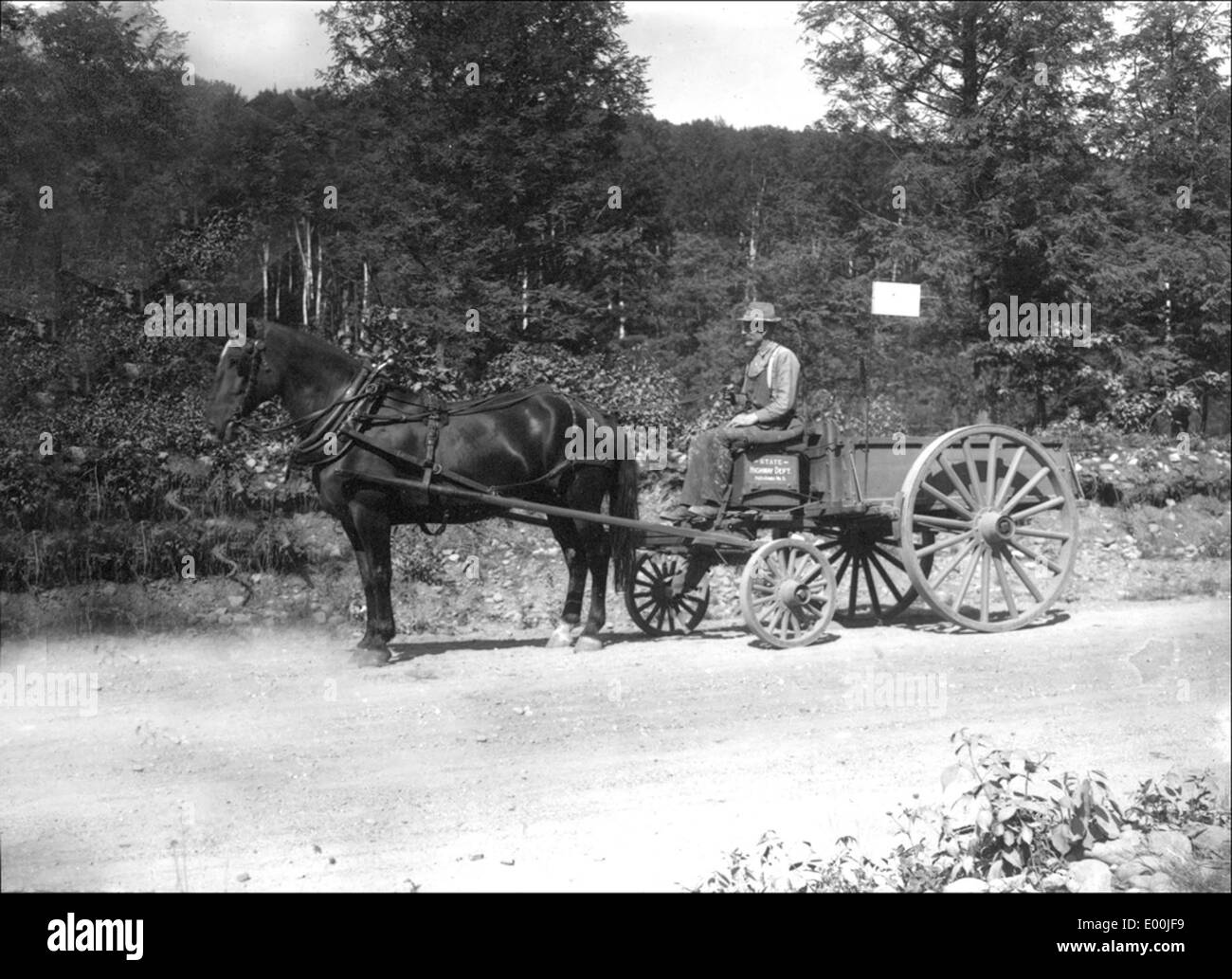 Early 1900s horse drawn wagon hi-res stock photography and images - Alamy