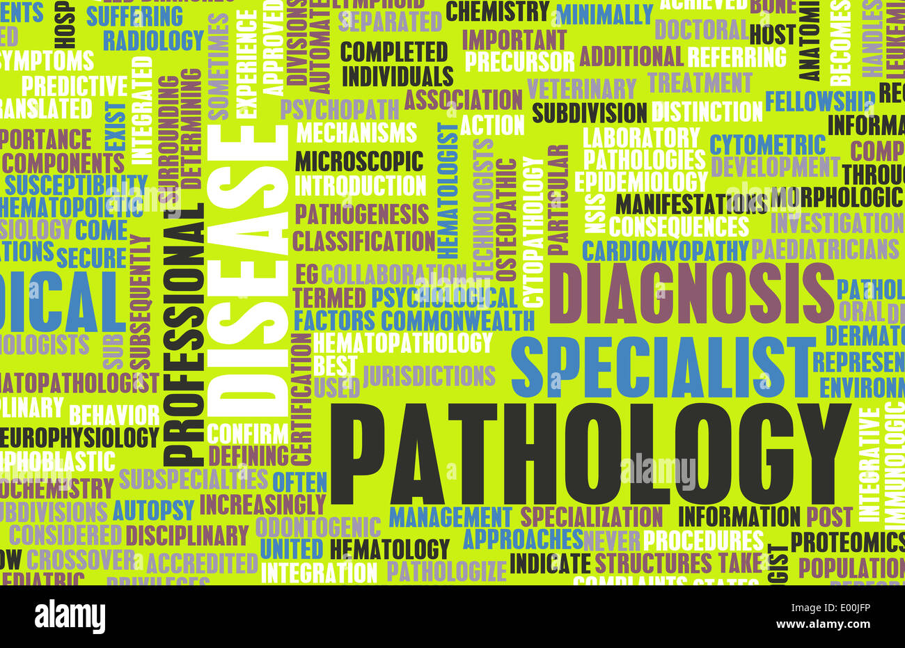 Pathology or Pathologist Medical Field of Science Art Stock Photo - Alamy