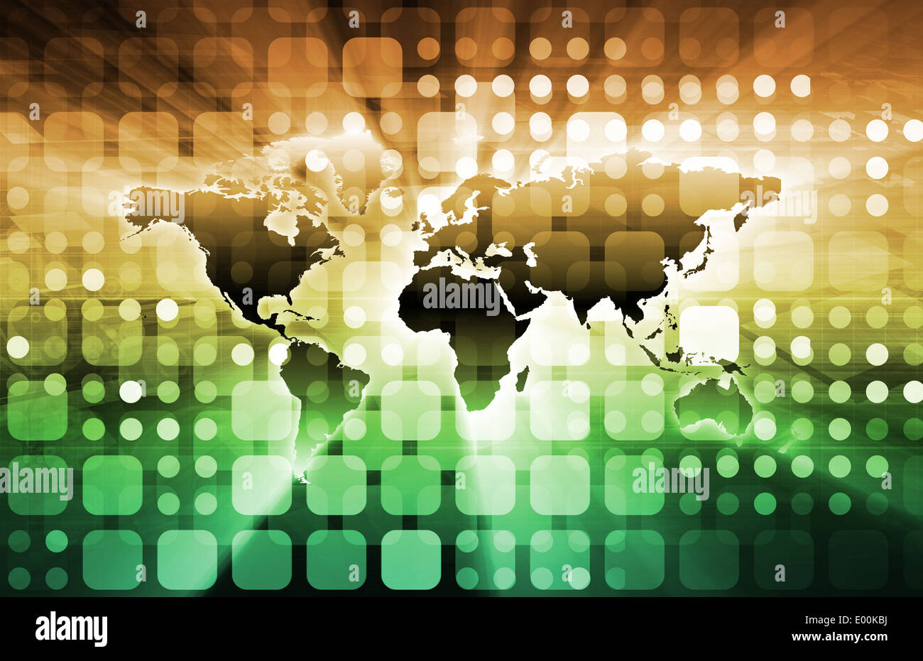 Business Technologies as a Conceptual Tech Art Stock Photo - Alamy