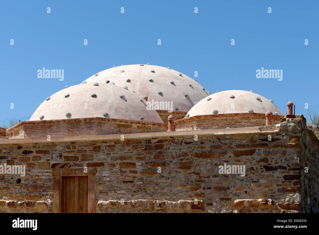 Ottoman Turkish baths dating from 18th century inside castle fortress ...