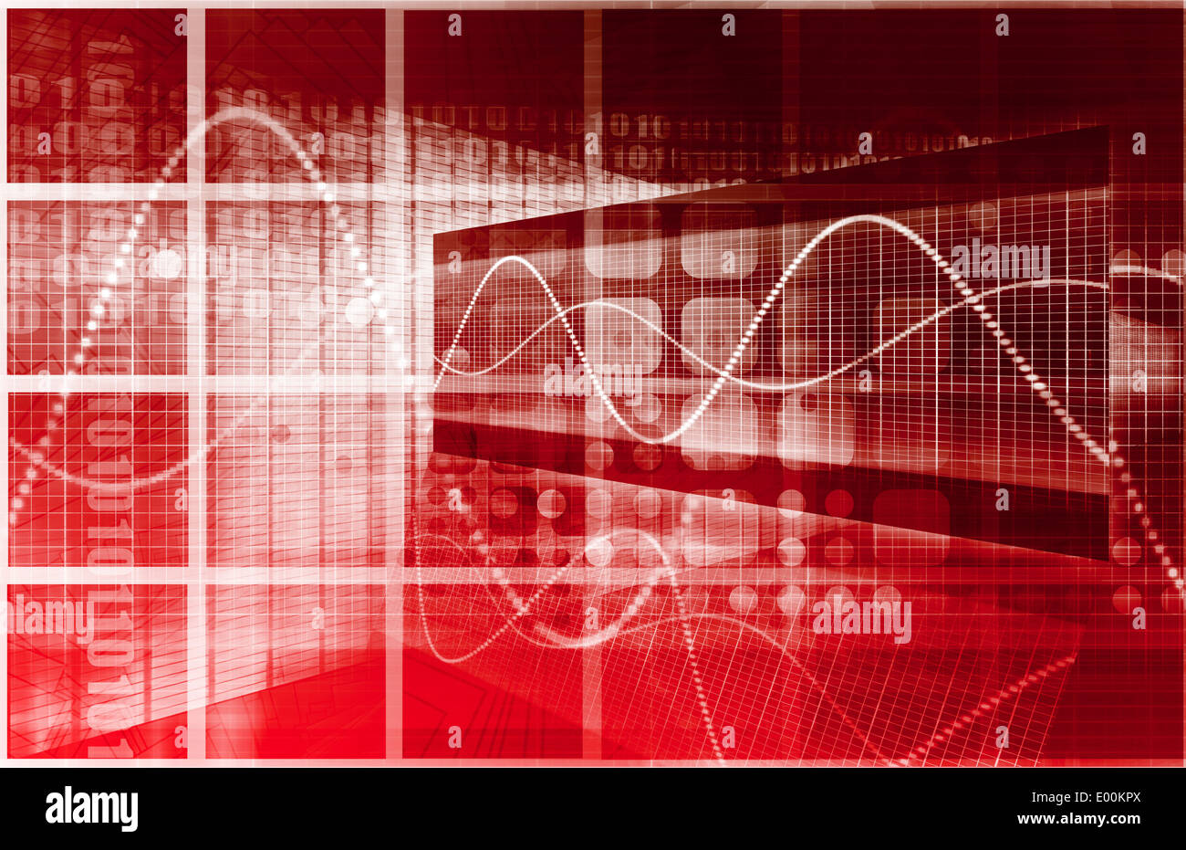 Medical Background and a Reporting Science System Stock Photo - Alamy