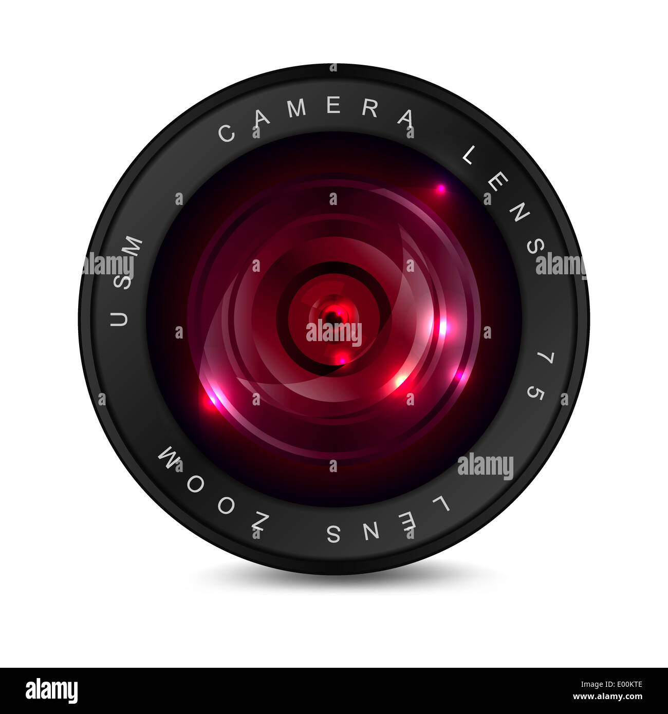 Camera lense illustration hi-res stock photography and images - Alamy