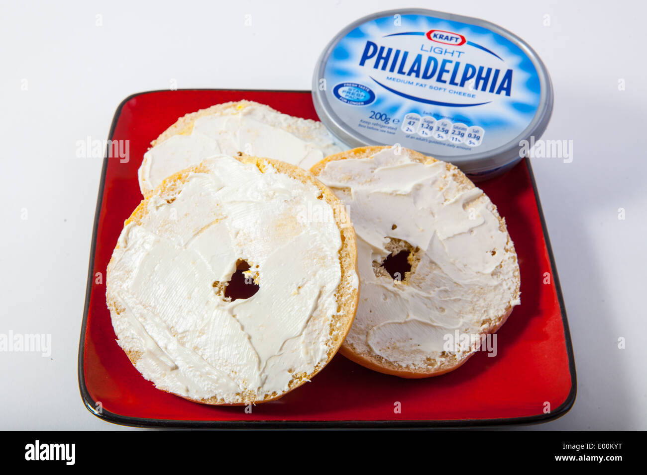 Philadelphia light in a tub, medium fat soft cheese, a healthier option ...