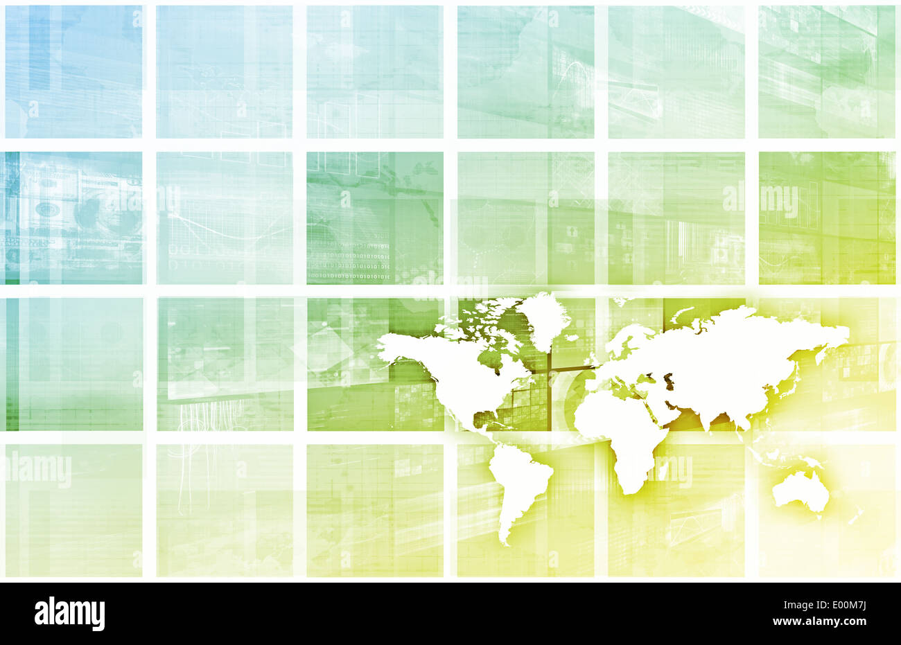 Technology Industry Worldwide as a Global View Stock Photo - Alamy