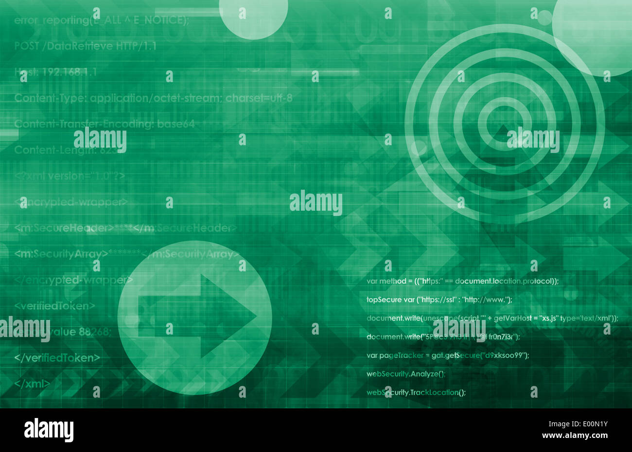 Technology Services on World Map Digital Art Stock Photo - Alamy