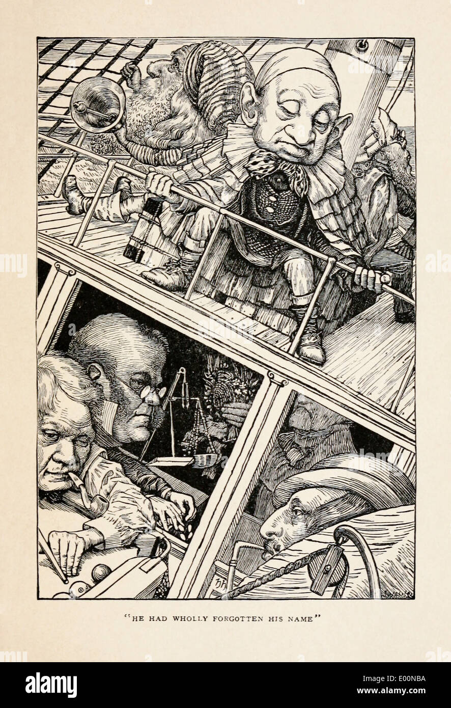 Henry Holiday (1839-1927) illustration from Lewis Carroll's 'The ...