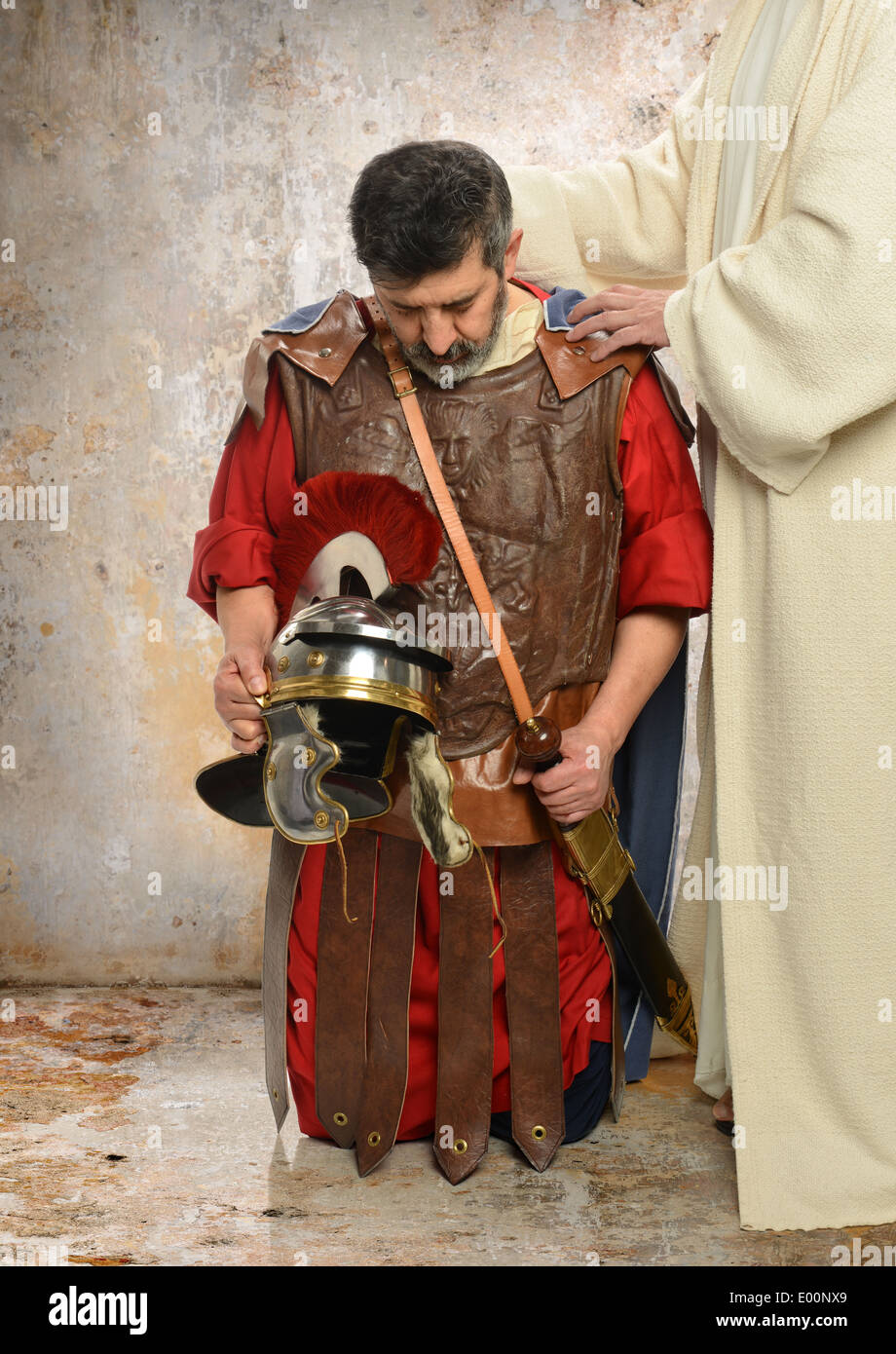 Jesus and roman soldier hi-res stock photography and images - Alamy